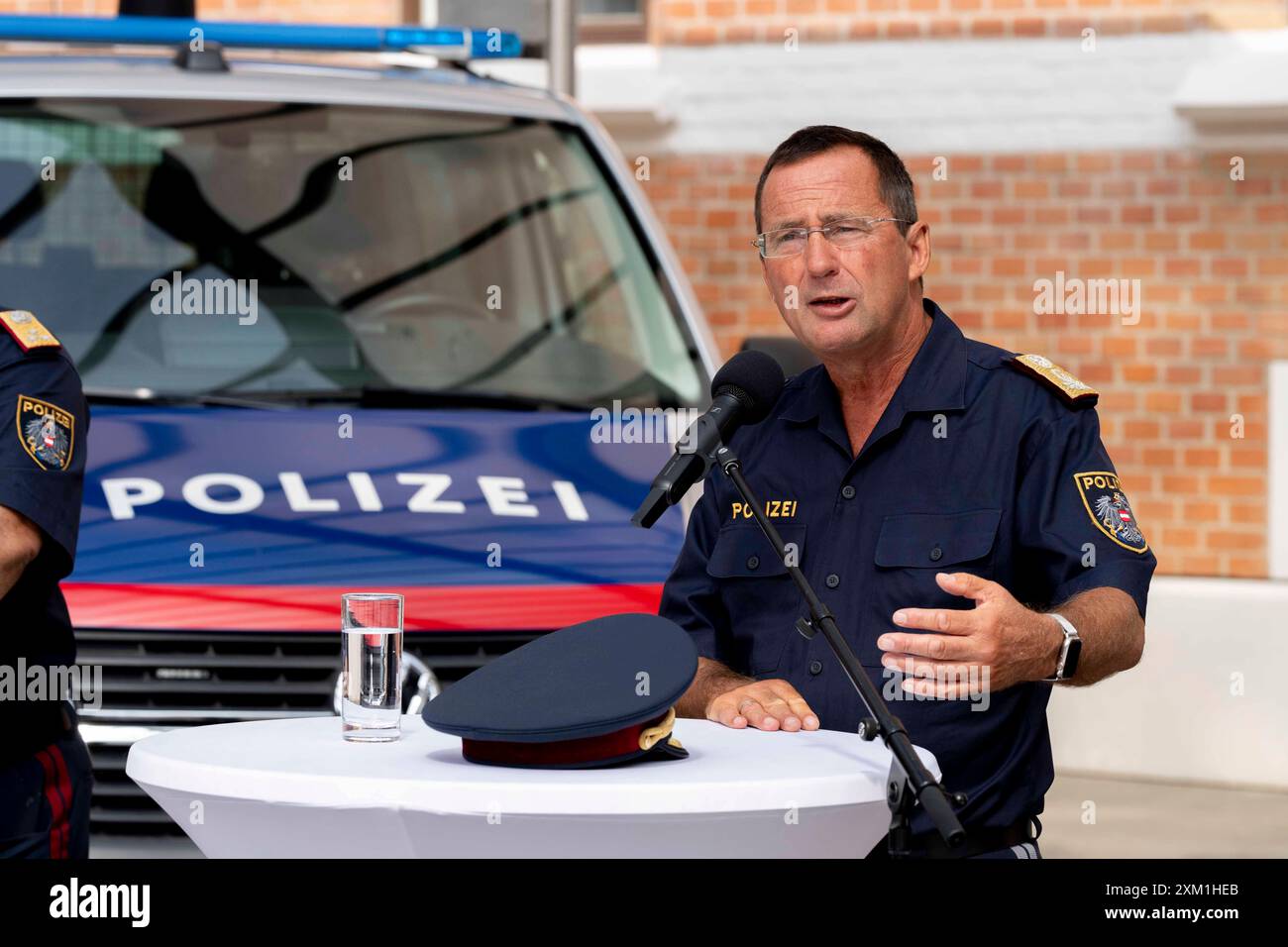 Wien, Österreich. 25. Juli 2024. Bundespolizeidirektor Michael Takacs ...