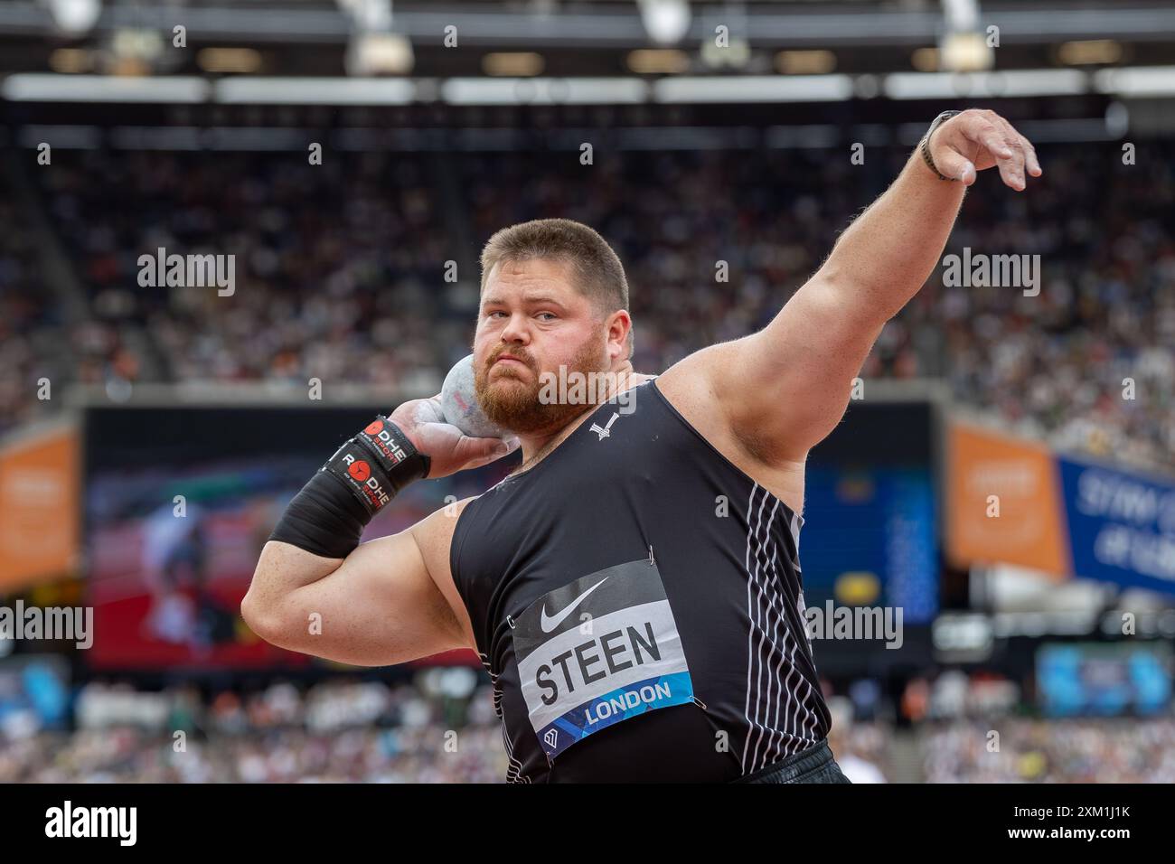 Roger Steen (USA), Shot Put Men, during the Wanda Diamond League ...