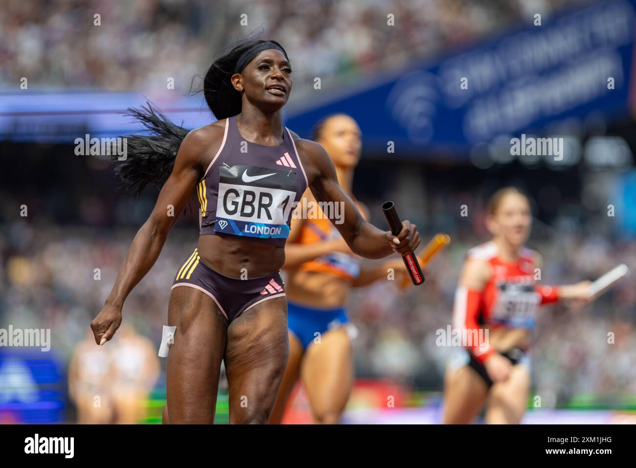 Daryll Neita (GBR), 4x100m Relay Women during the Wanda Diamond League ...