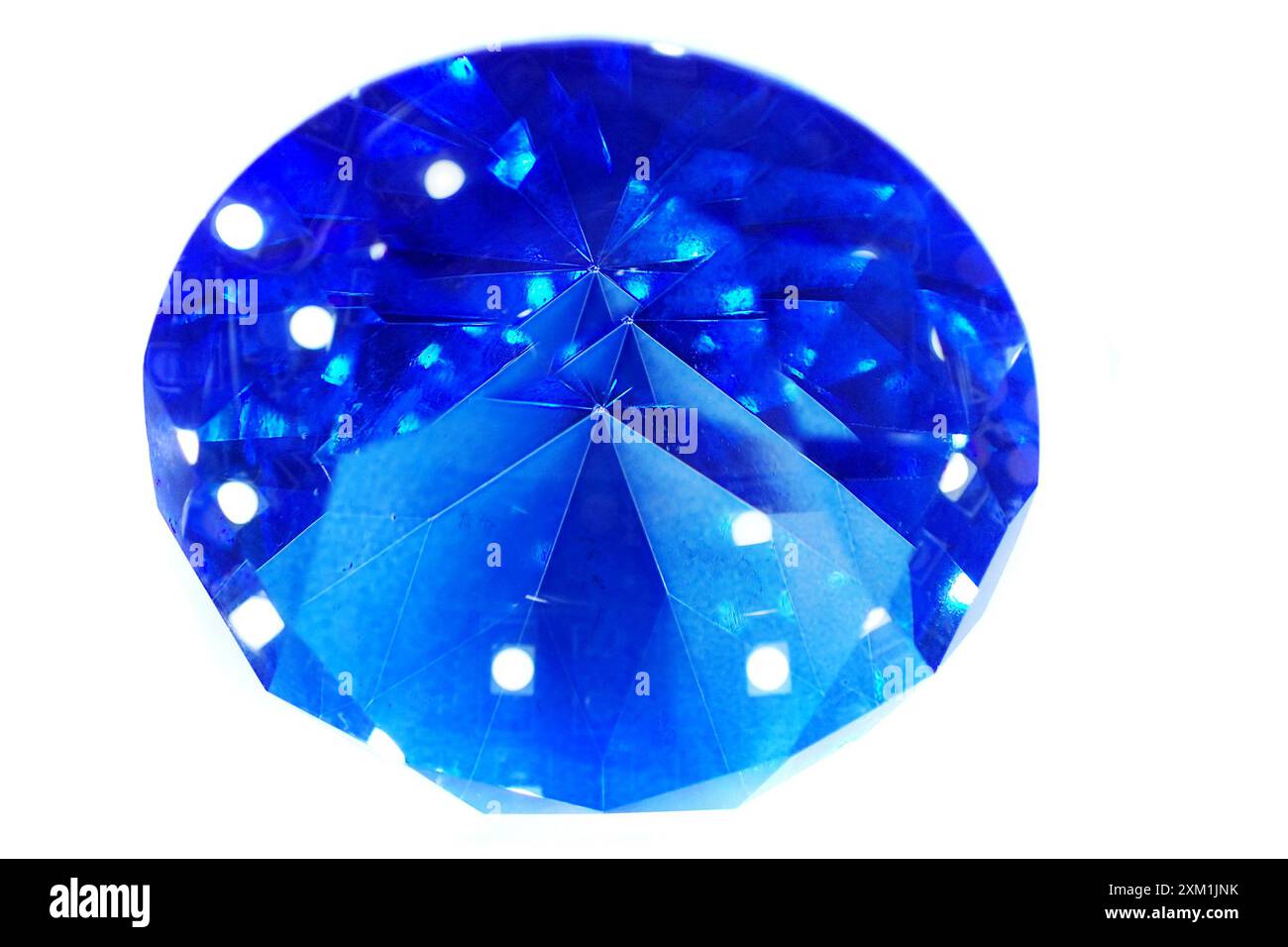 Blue diamond isolated on Cut Out Stock Images & Pictures - Alamy