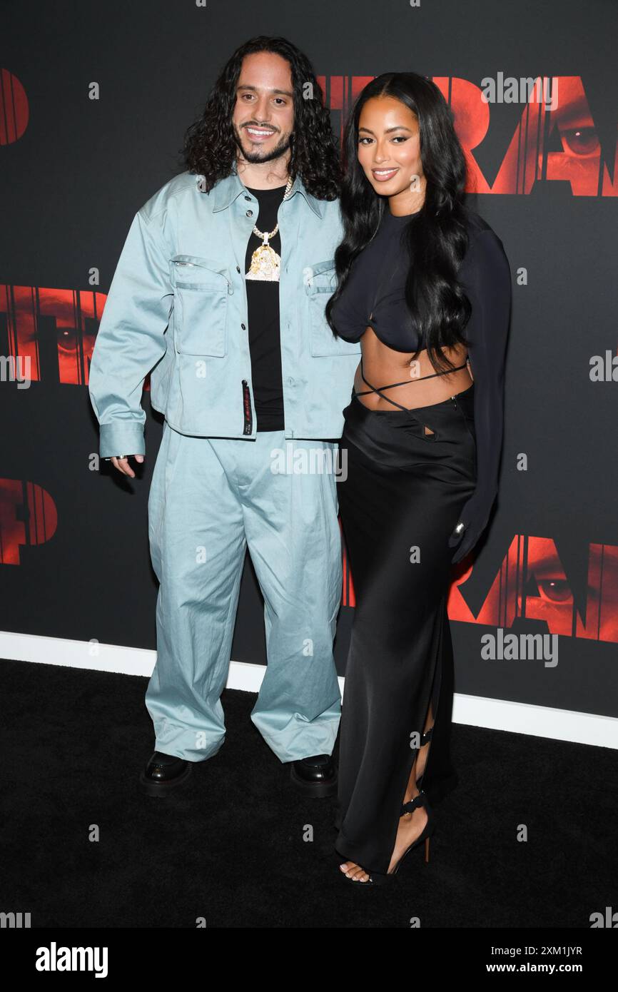 New York, USA. 24th July, 2024. Russ (Russell James Vitale) and Jonica ...