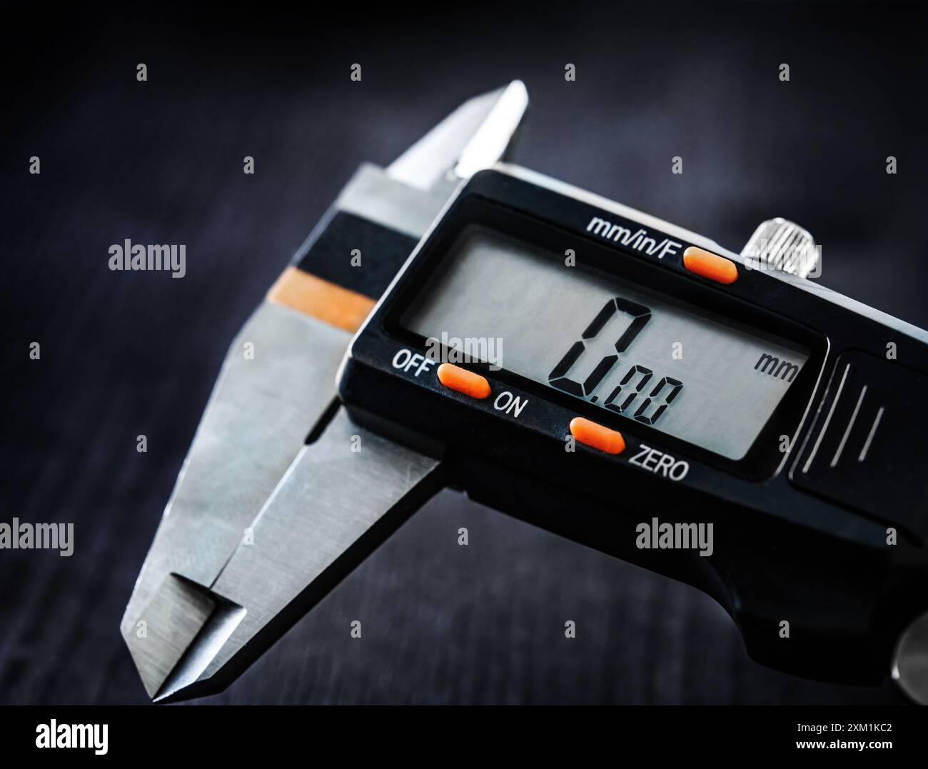 electronic Vernier caliper, close up view Stock Photo - Alamy