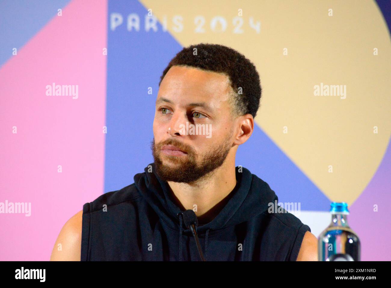 Press Conference Stephen Curry (USA Team Basketball) during Press conference of USA's basketball ...