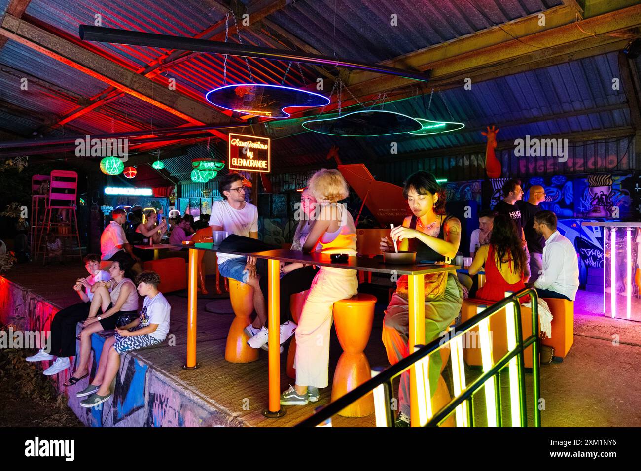 Drugi Peron cocktail bar and live music venue at Nocny Market (Night ...