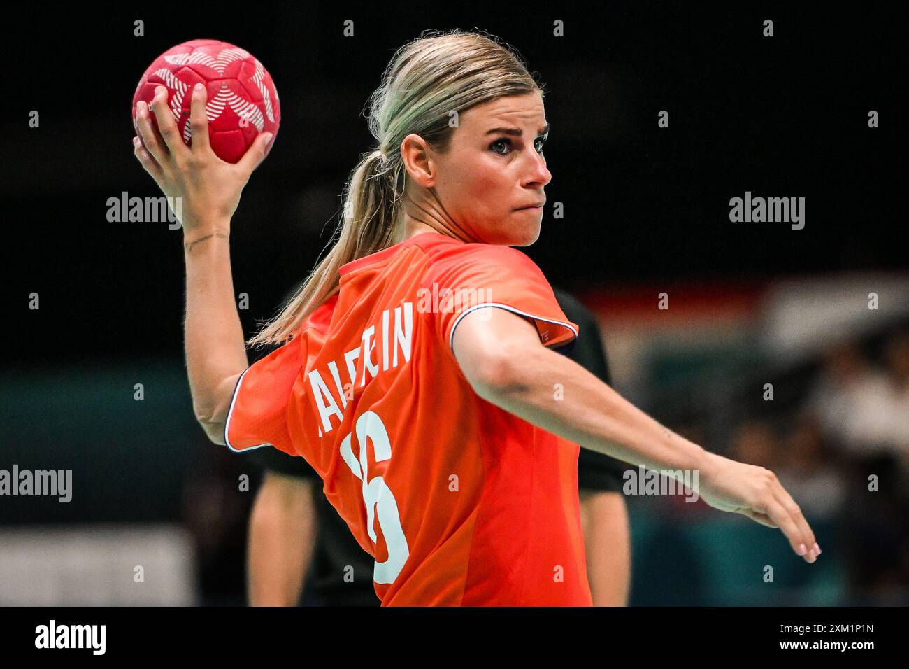 MALESTEIN Angela of Netherlands during the handball match between ...
