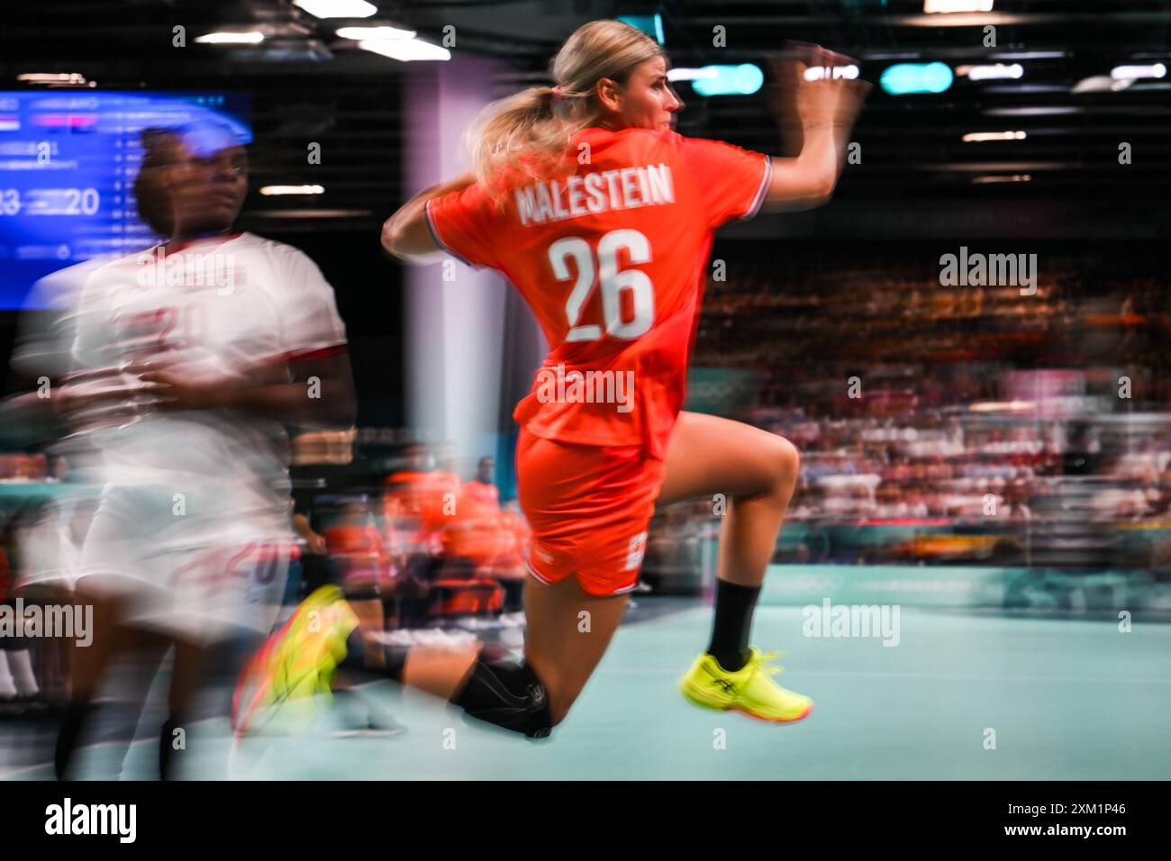 MALESTEIN Angela of Netherlands during the handball match between ...