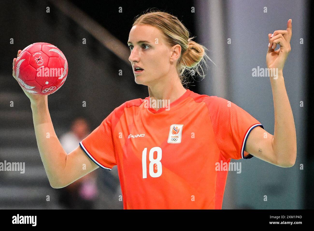 DULFER Kelly of Netherlands during the handball match between ...