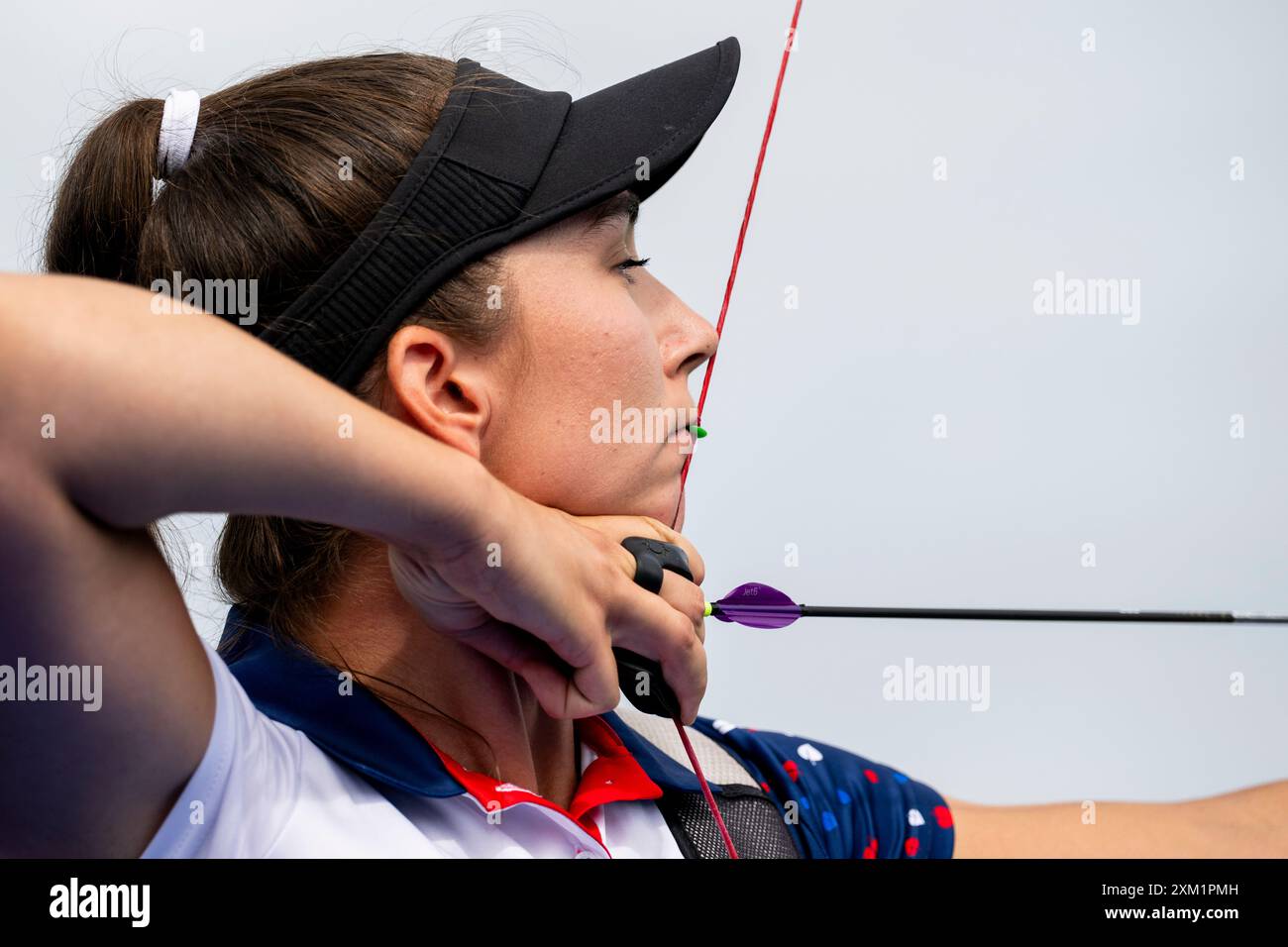 Paris, France. 25th July, 2024. Marie Horackova of Czech Republic in ...