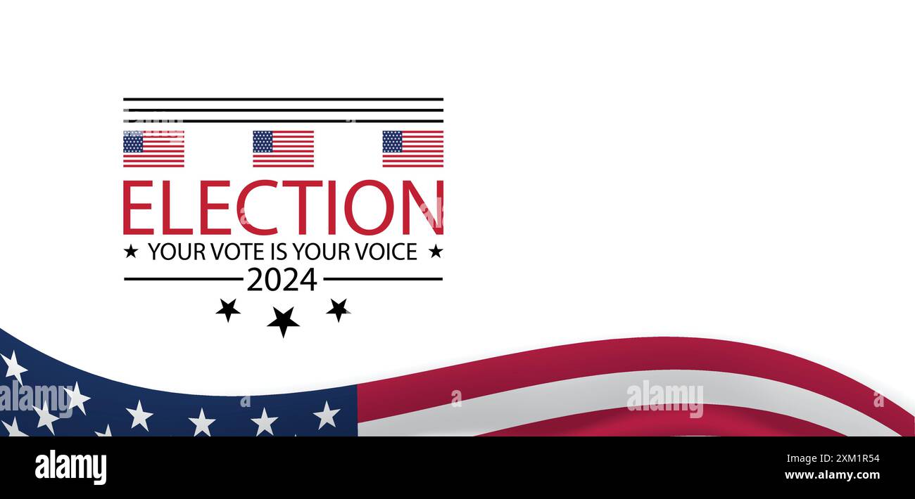 Election 2024 A Turning Point for American Politics Stock Vector Image ...