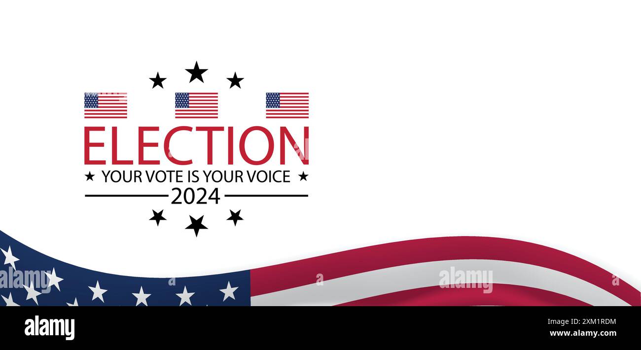 Election 2024 A Turning Point for American Politics Stock Vector Image ...
