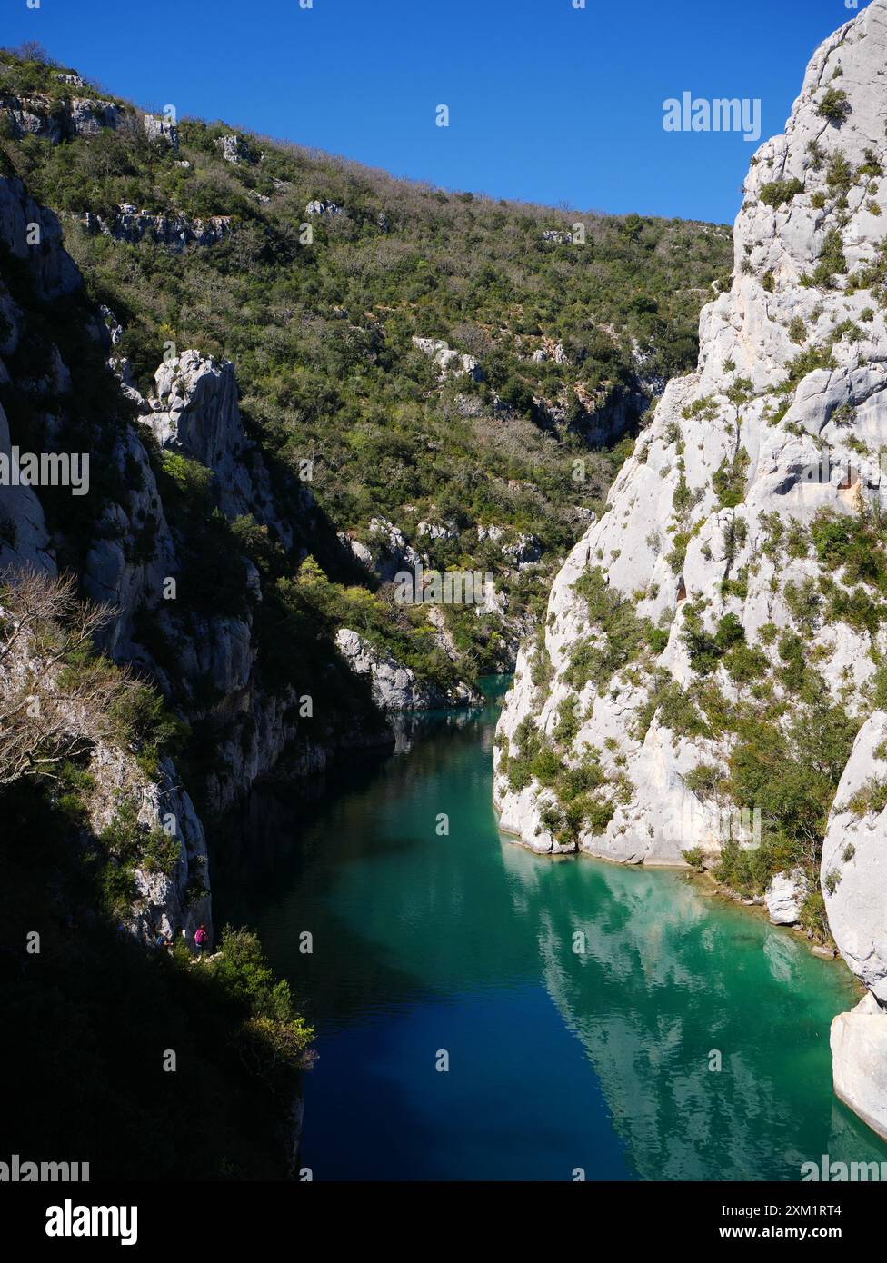 Beautiful view of the Verdon gorges in south-eastern France Stock Photo ...