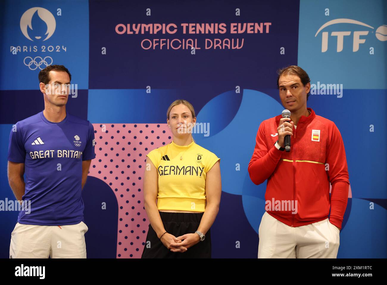 Andy murray olympics 2024 speaks hi-res stock photography and images ...