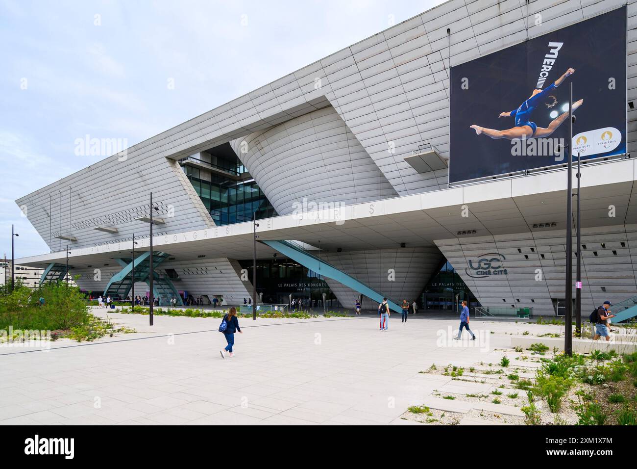 Paris, France, 250724. The main press center of the Paris 2024 Olympic Games is located in the ...