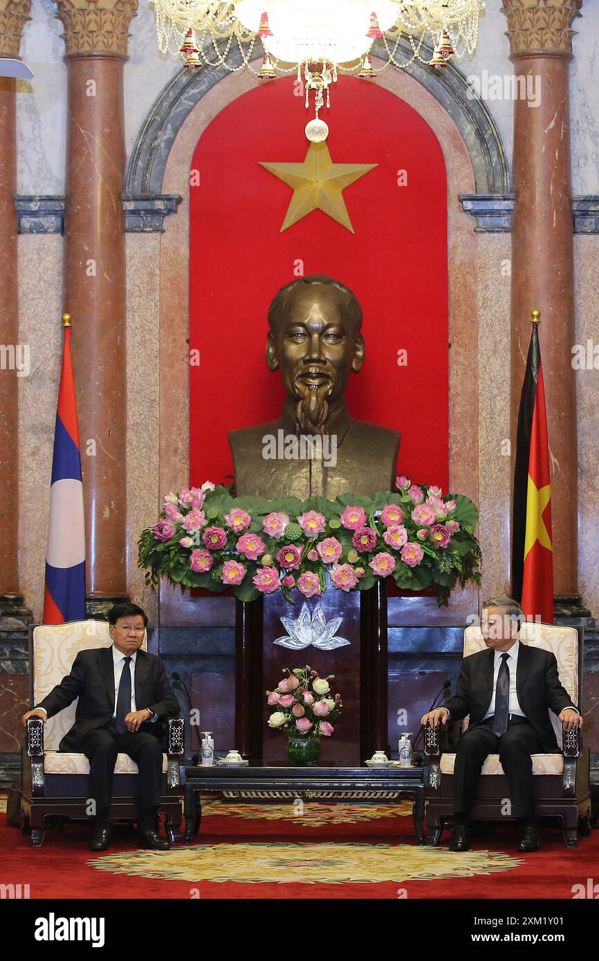 Vietnamese President To Lam, right, meets with General Secretary of the ...