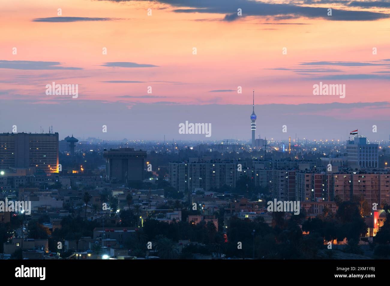 Baghdad city sunset hi-res stock photography and images - Alamy