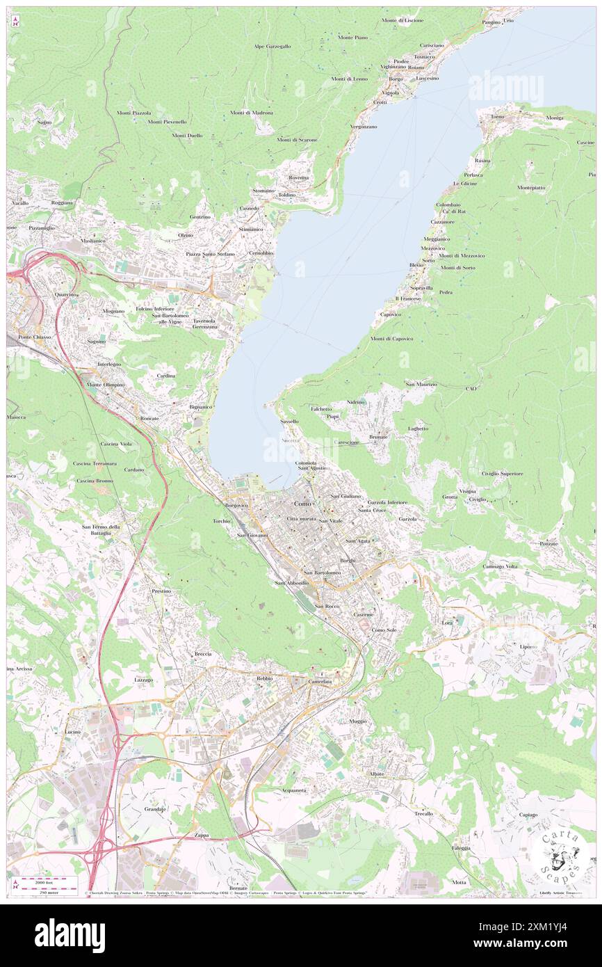 Como brunate Cut Out Stock Images & Pictures - Alamy