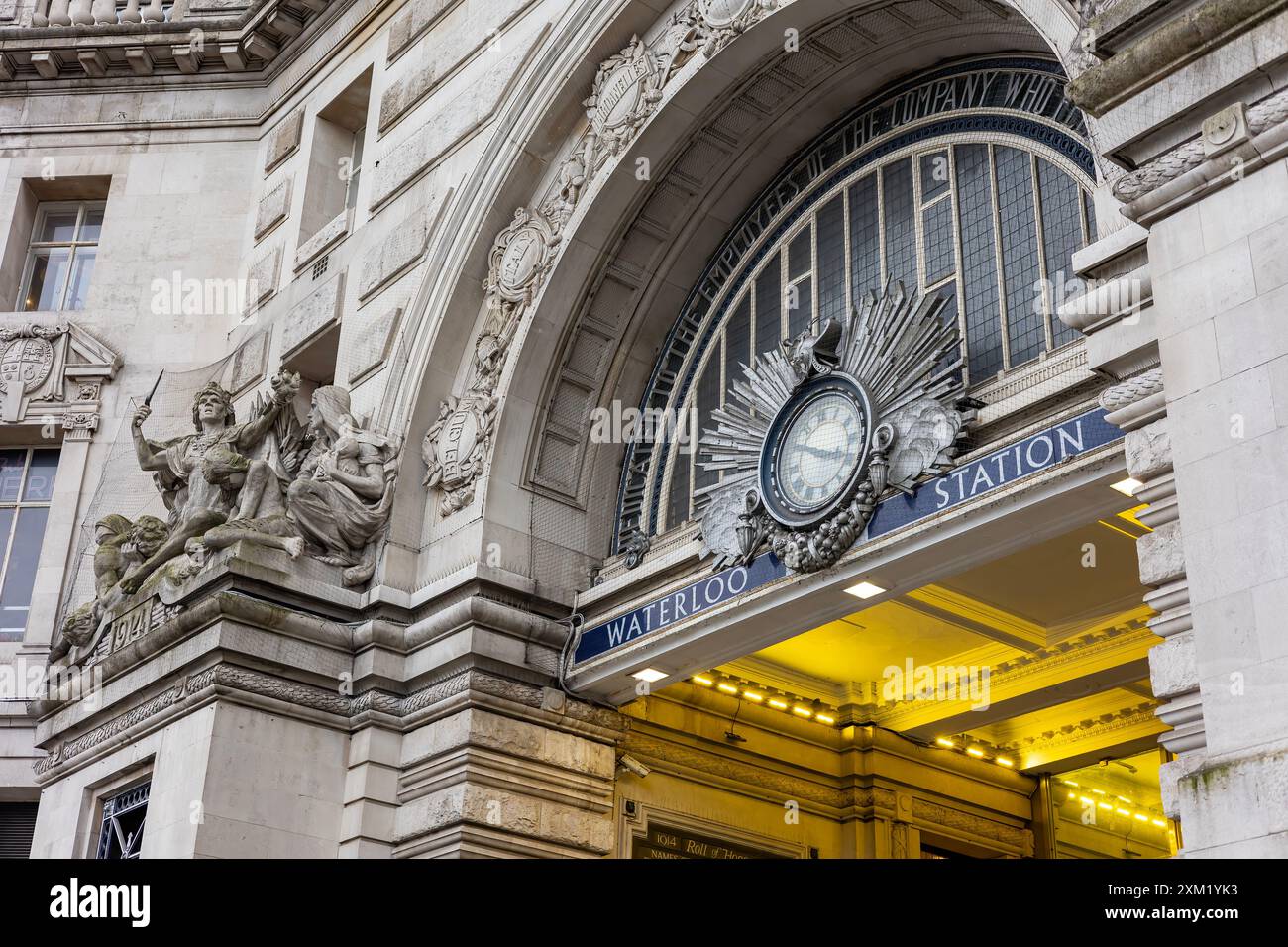 The Victory Arch, Waterloo Stock Photo - Alamy