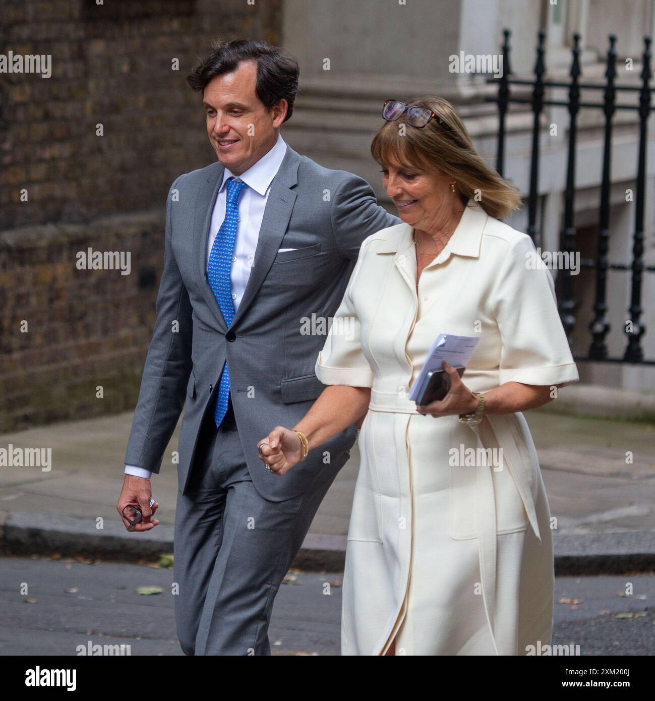 London, England, UK. 23rd July, 2024. CAROLYN MCCALL, CEO of ITV, arrives for a Business ...