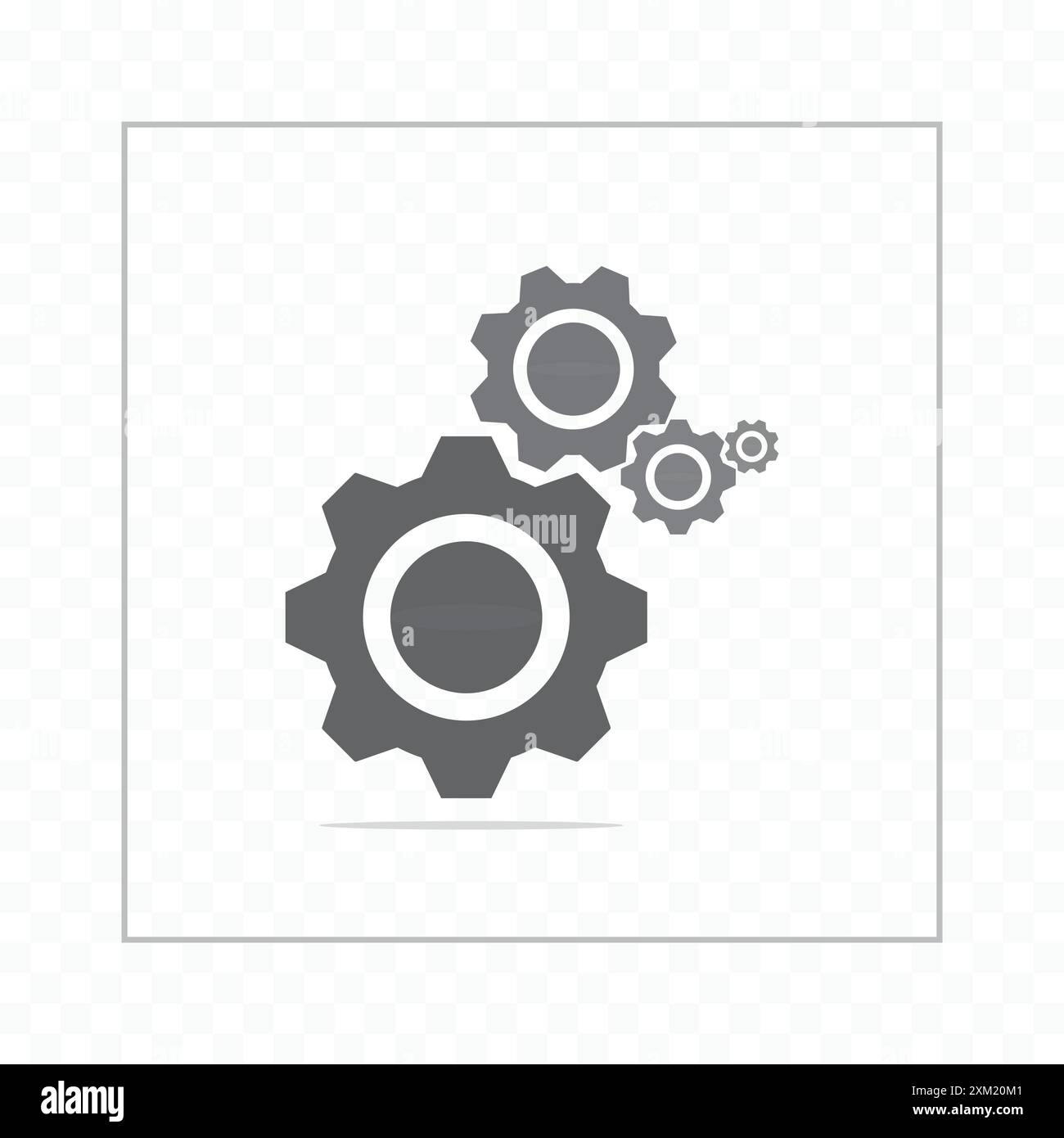 Button with gear hi-res stock photography and images - Alamy