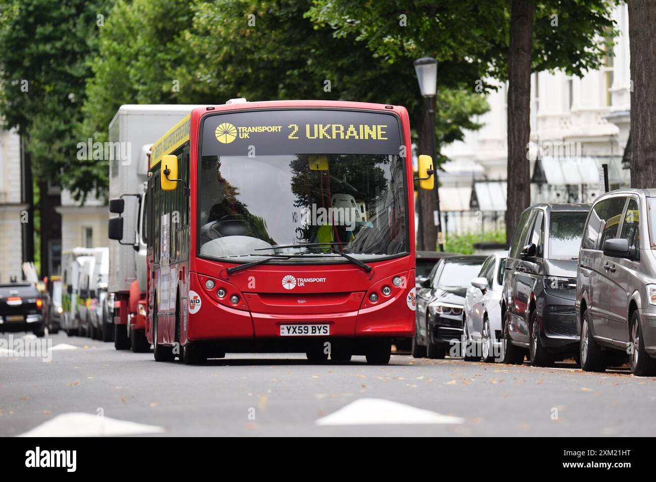 A bus joins the convoy as vehicles scrapped under the Ultra Low ...