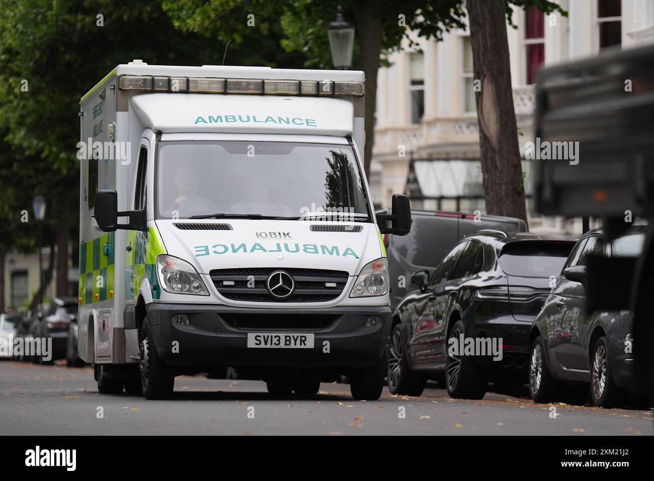 A ambulance joins the convoy as vehicles scrapped under the Ultra Low ...