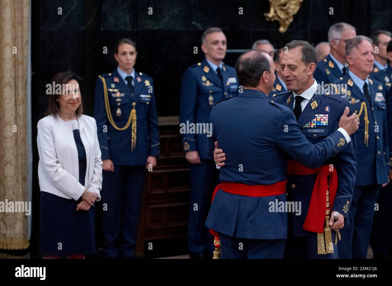 Air General Francisco Braco Carbó (2r) during the inauguration as new ...