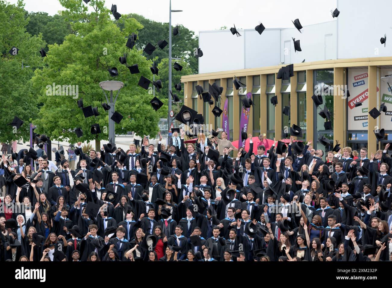 Graduates celebrate after their degree ceremony at University of ...