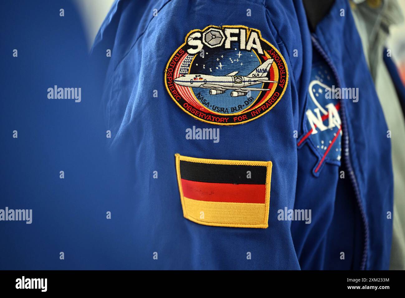 Vieselbach, Germany. 25th July, 2024. The logo of SOFIA, the Stratospheric Observatory for ...