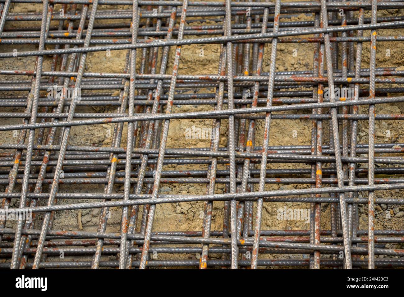 Iron bars reinforcement concrete bars for construction Stock Photo - Alamy