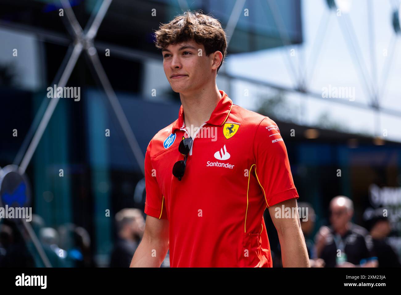 BEARMAN Oliver, Ferrari Driver Academy, portrait during the Formula 1 ...
