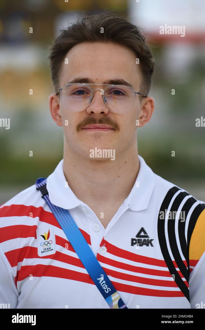 Paris, Fra. 25th July, 2024. Belgium Olympic Athlete in Gymnastics Glen ...
