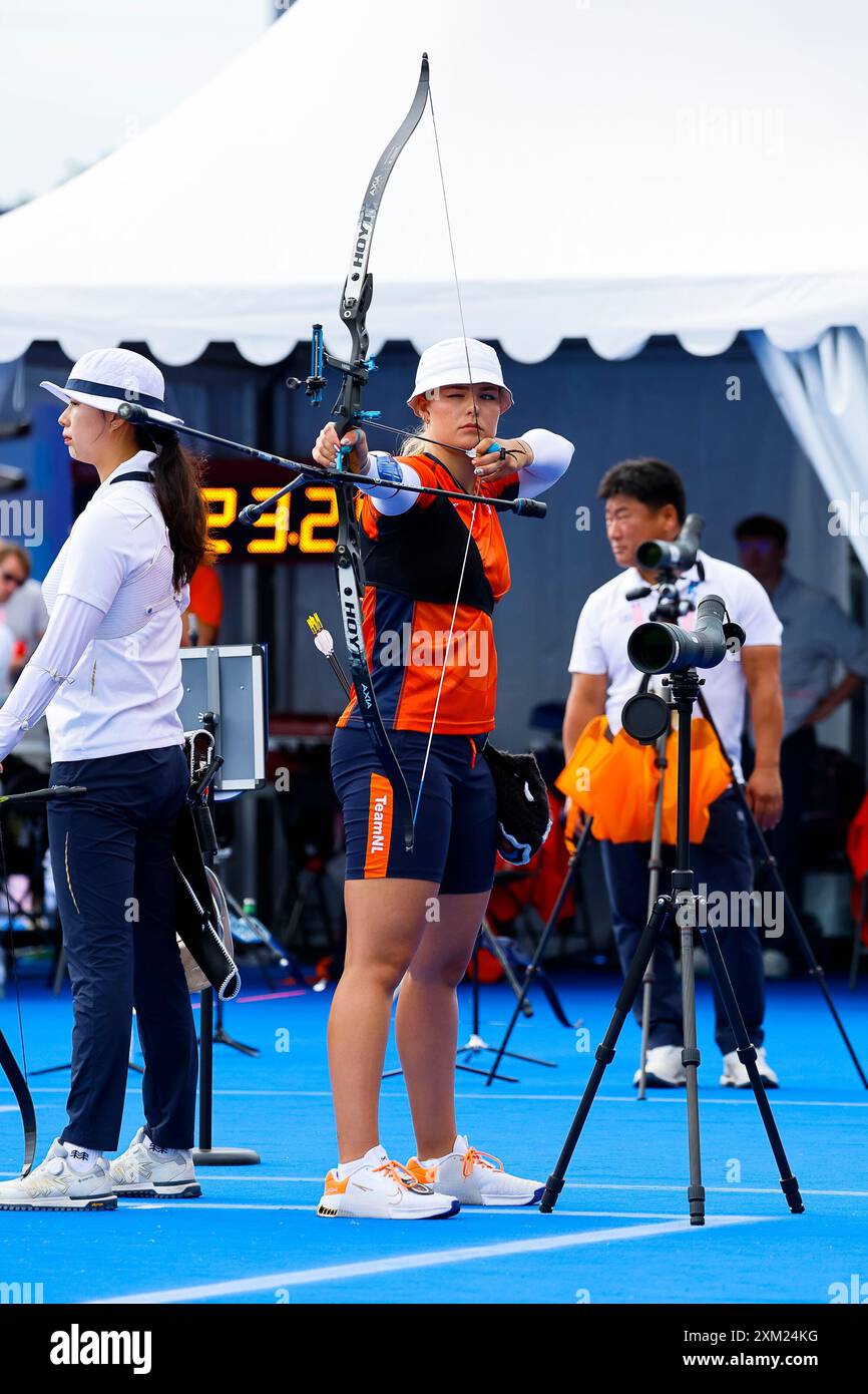 VAN DER WINKEL Laura of Netherlands Women's Individual Ranking Round ...