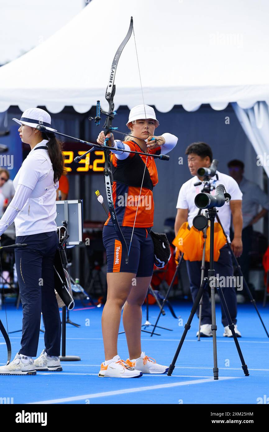 VAN DER WINKEL Laura of Netherlands Women's Individual Ranking Round ...