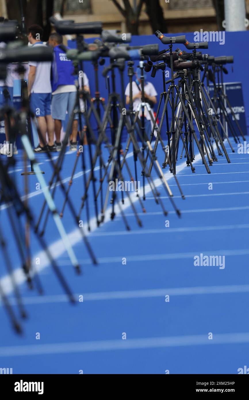 Shooting line illustration Women's Individual Ranking Round Archery ...