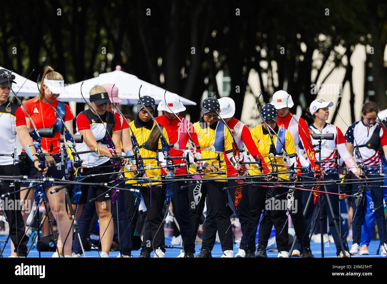 Women's Individual Ranking Round Archery during the Olympic Games Paris ...