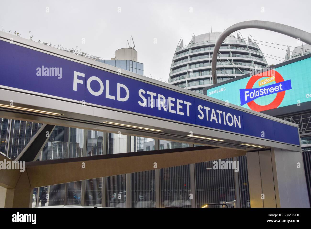 London, England, UK. 25th July, 2024. Old Street Station is renamed ...