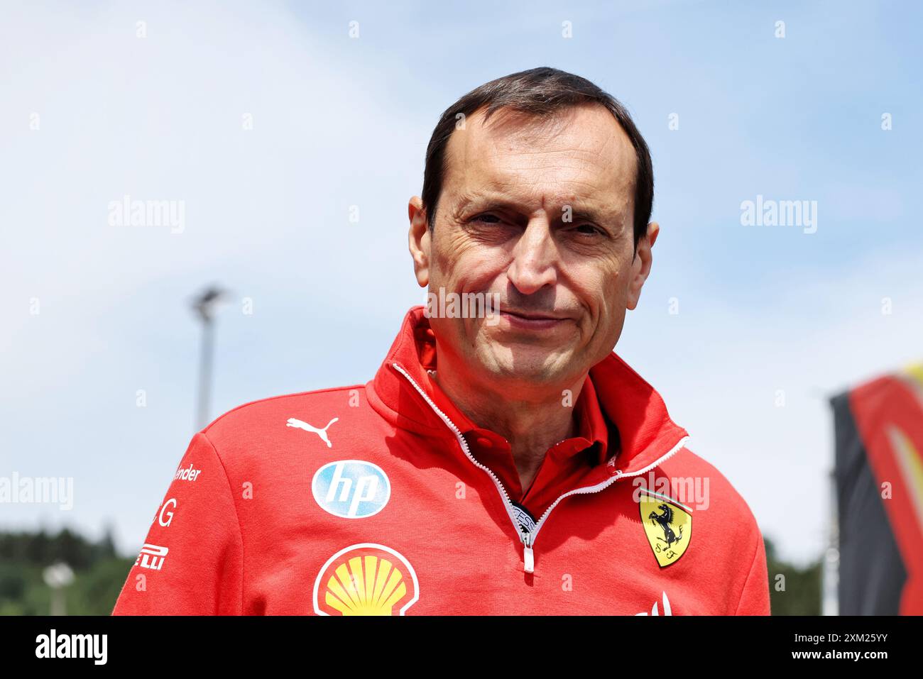 Riccardo Adami (ITA) Ferrari Race Engineer. 25.07.2024. Formula 1 World ...