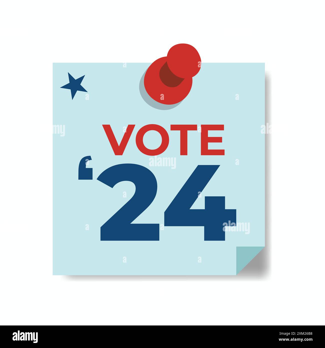 Voting 2024 Icon - Vote, Government, and Patriotic Symbolism and Colors ...
