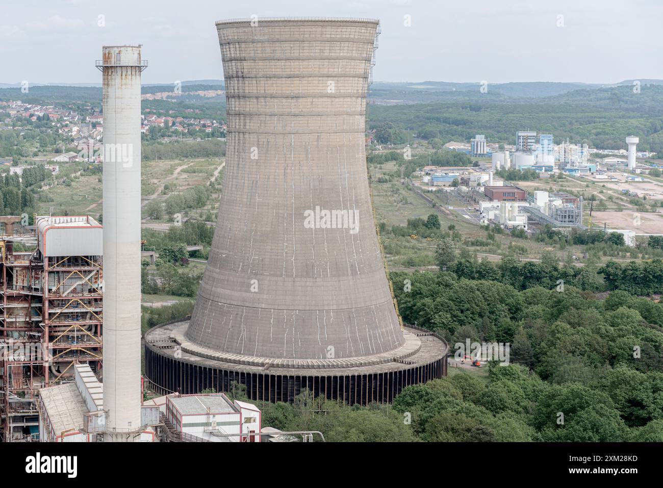 The coal and gas power plant Emile-Huchet is located in Saint Avold in ...