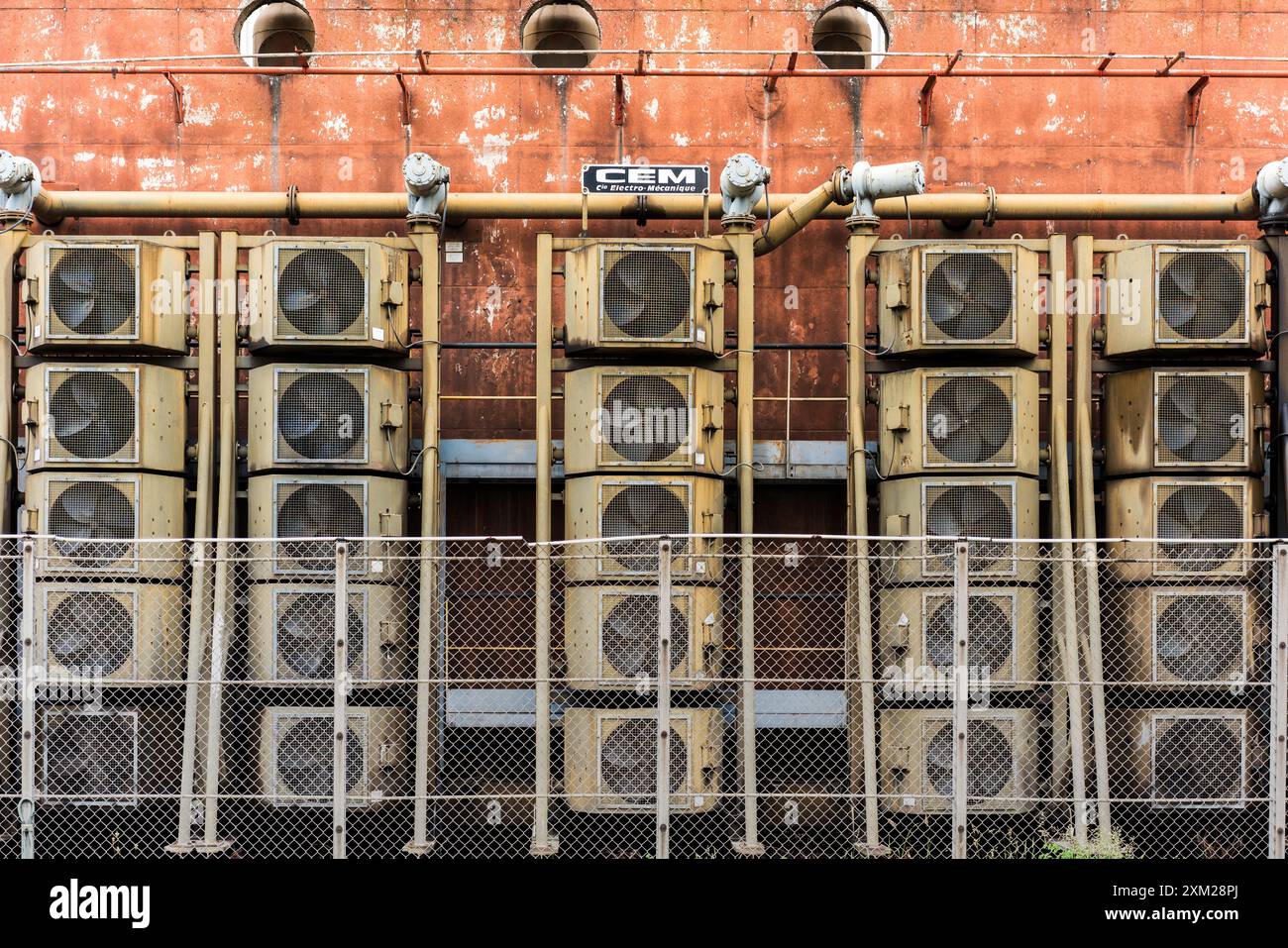 The coal and gas power plant Emile-Huchet is located in Saint Avold in ...