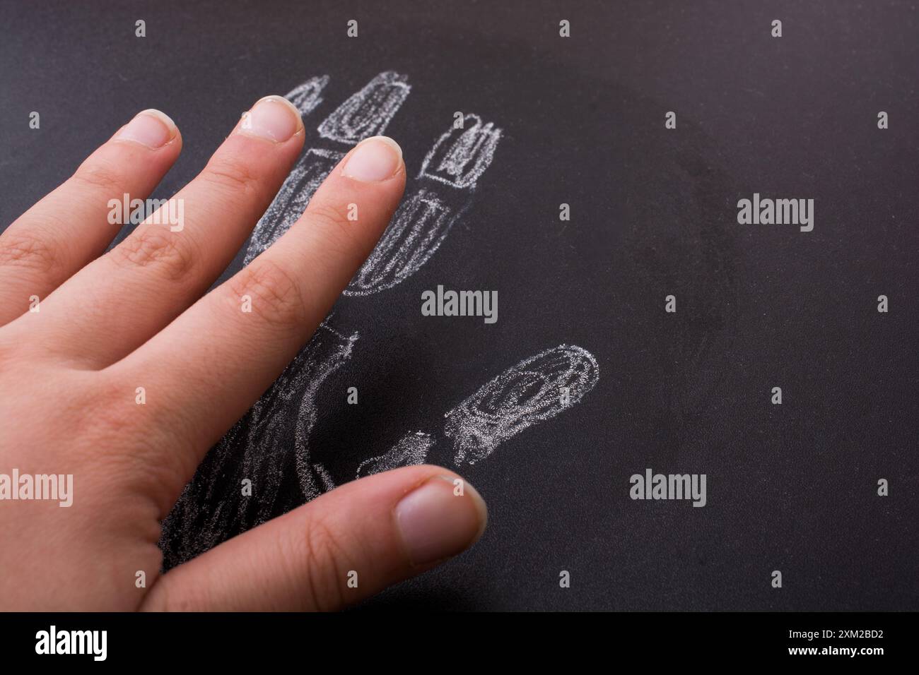 Education handprint design hi-res stock photography and images - Alamy