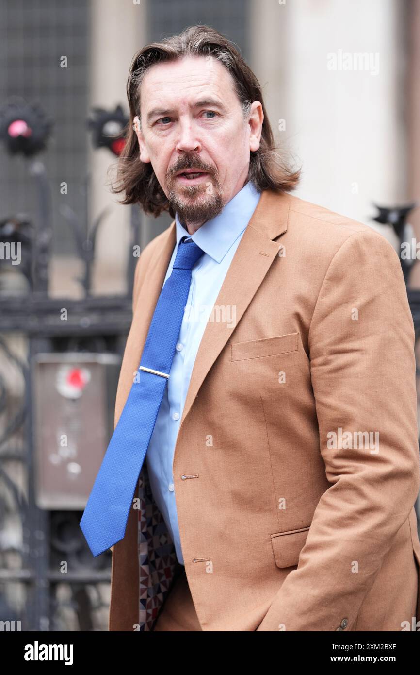 Richard Hall outside the Royal Courts Of Justice, central London where ...