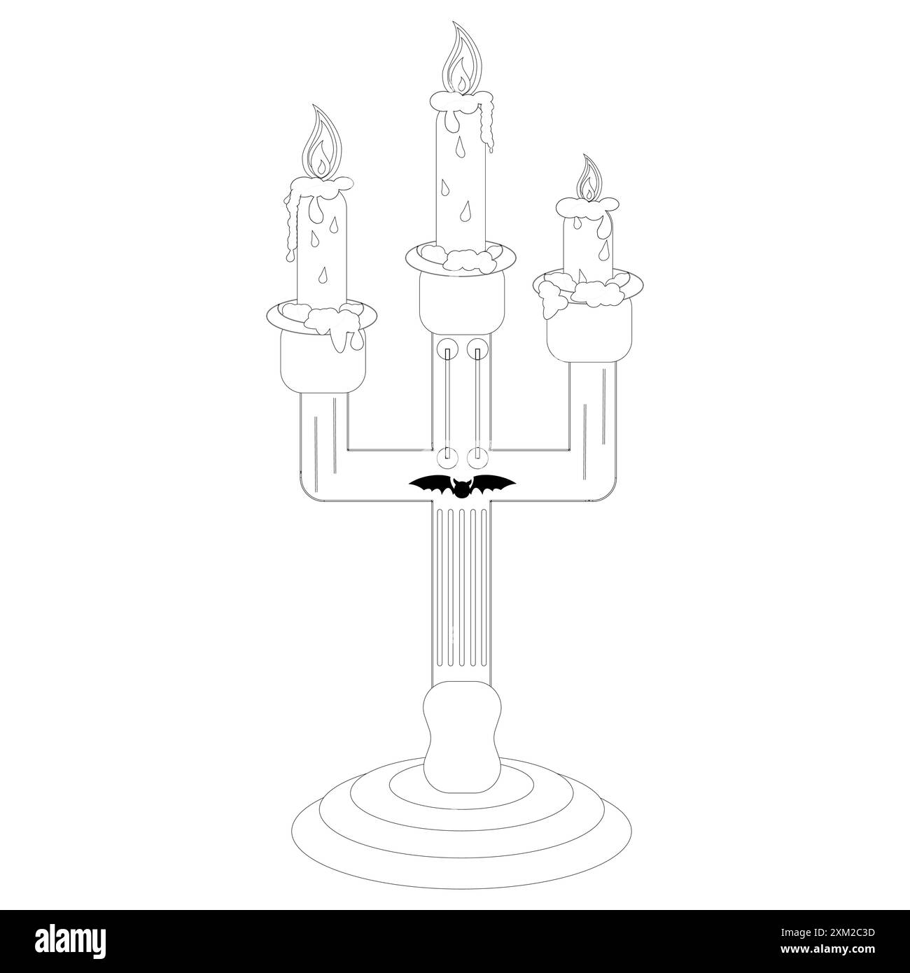 Gothic coloring page art Cut Out Stock Images & Pictures - Alamy