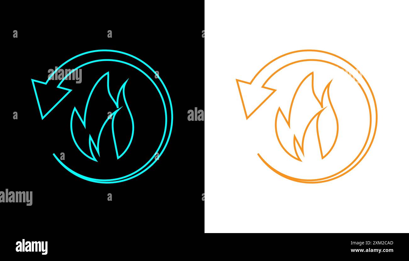 Metabolism fire icon hi-res stock photography and images - Alamy