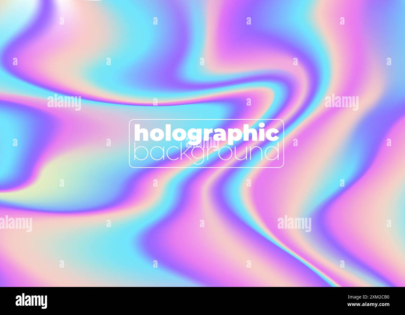 Holographic foil background with rainbow gradient. Iridescent hologram ...