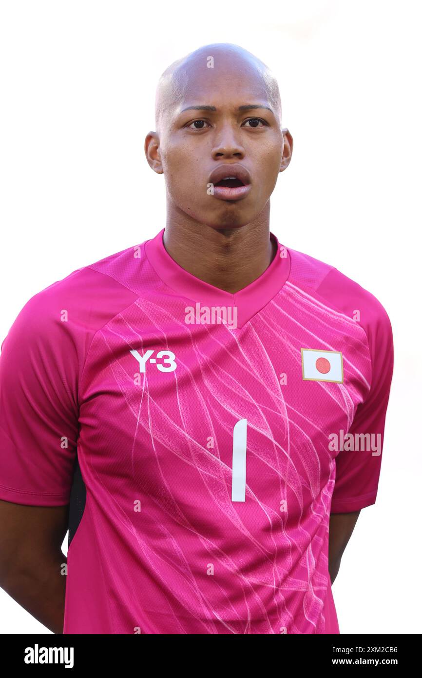 Bordeaux, France. 24th July, 2024. Leo Brian Kokubo (JPN) Football/Soccer : Men's Group D match ...