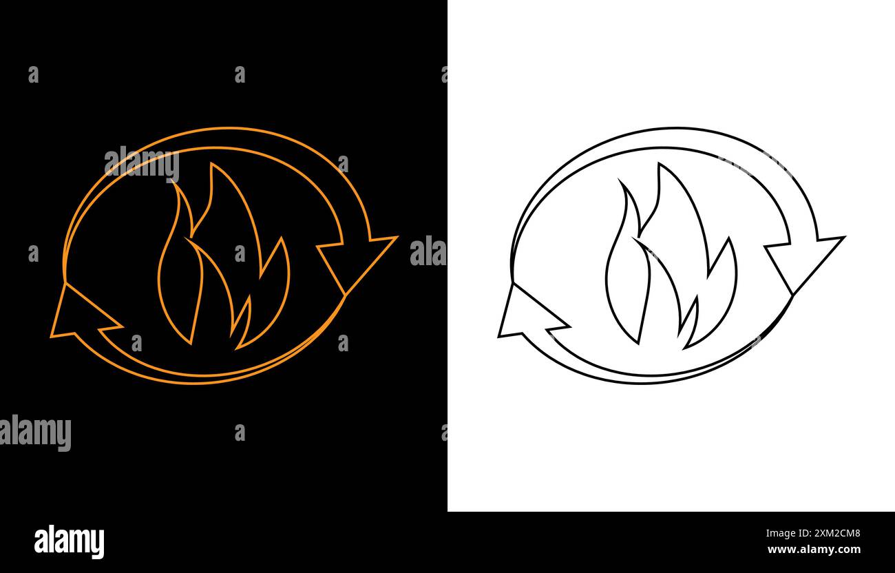 Metabolism fire icon hi-res stock photography and images - Alamy