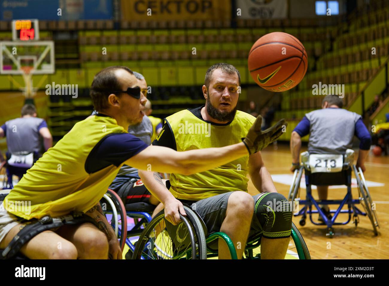 Paralympics basketball court hi-res stock photography and images - Alamy