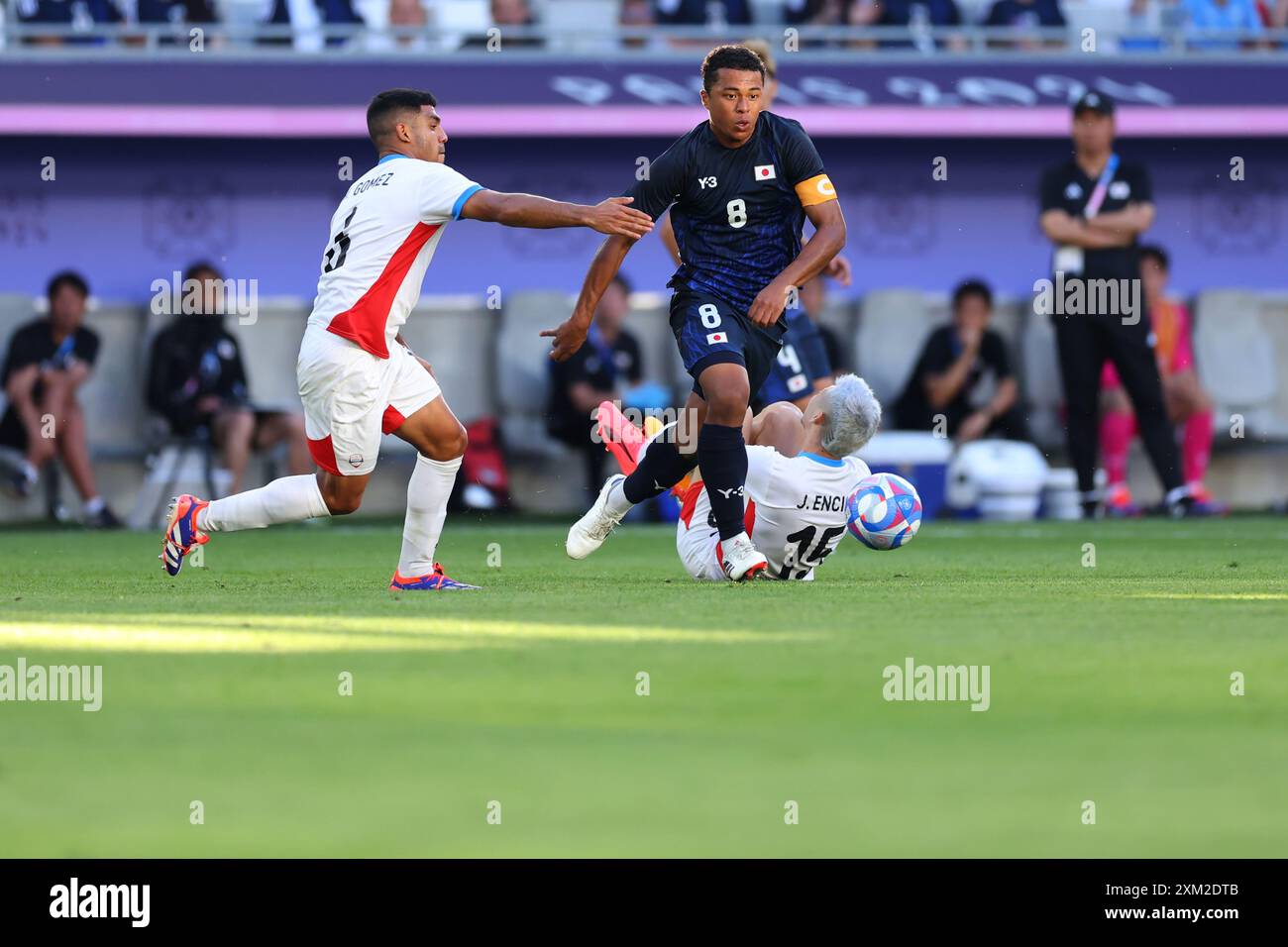 Bordeaux, France. 24th July, 2024. Joel Chima Fujita (JPN) Football ...