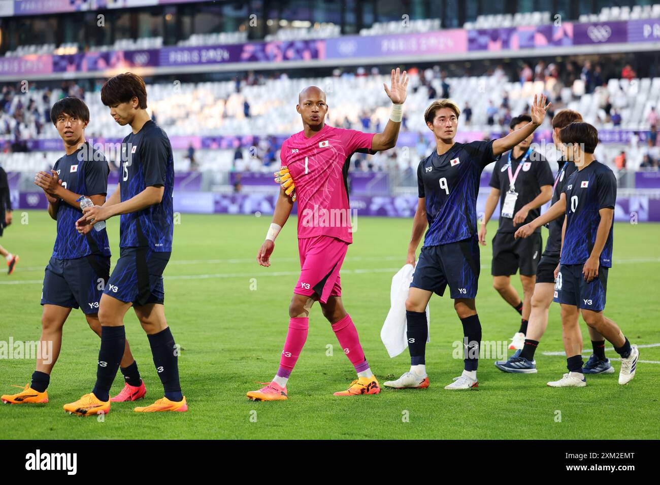Bordeaux, France. 24th July, 2024. (L to R) Leo Brian Kokubo, Shota ...